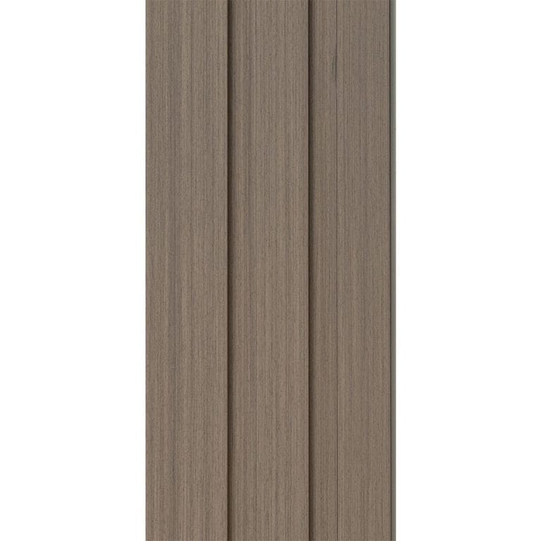 Ash Grey Thermo-Slat PVC Slatted Wall Panel | One Stop Cladding | Wall ...